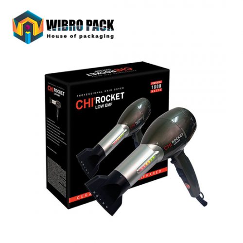 Custom Printed Blow Dryer Boxes - Wibropack